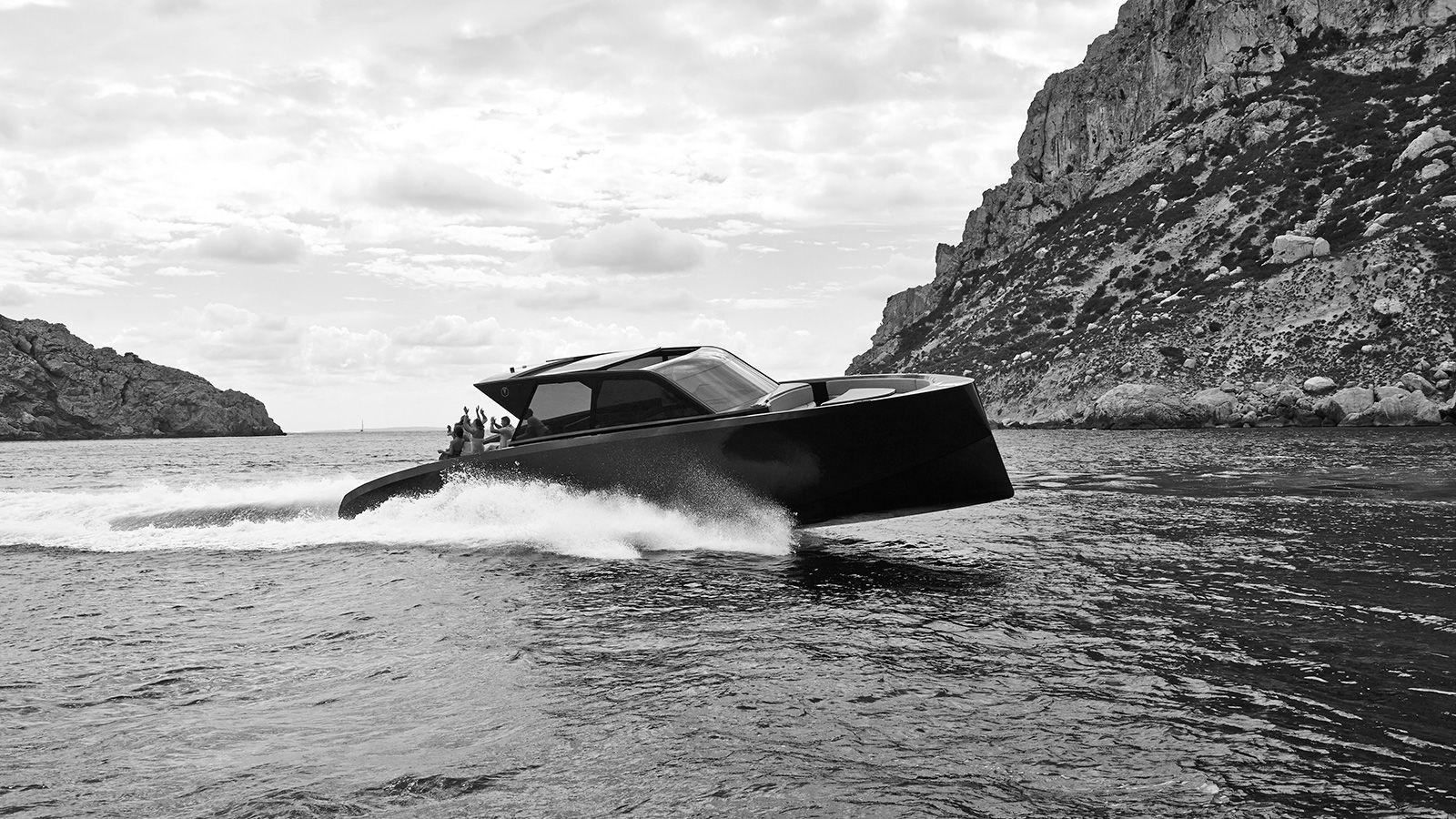 Stealth-like and sexy Vanquish VQ50 day boat is delivered to owners